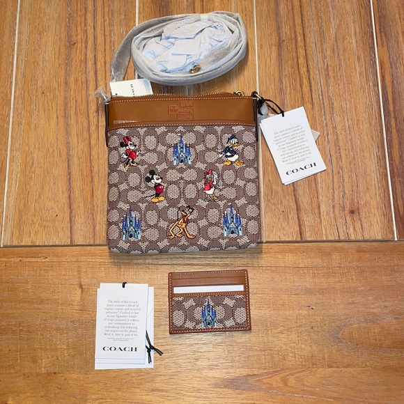 Coach | Bags | Coach X Disney 5th Kitt Messenger And Wallet Nwt Mickey ...